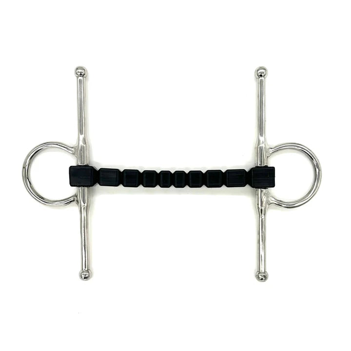 AJR RUBBER BLOCK FIXED FULL CHEEK BIT – Horseplay